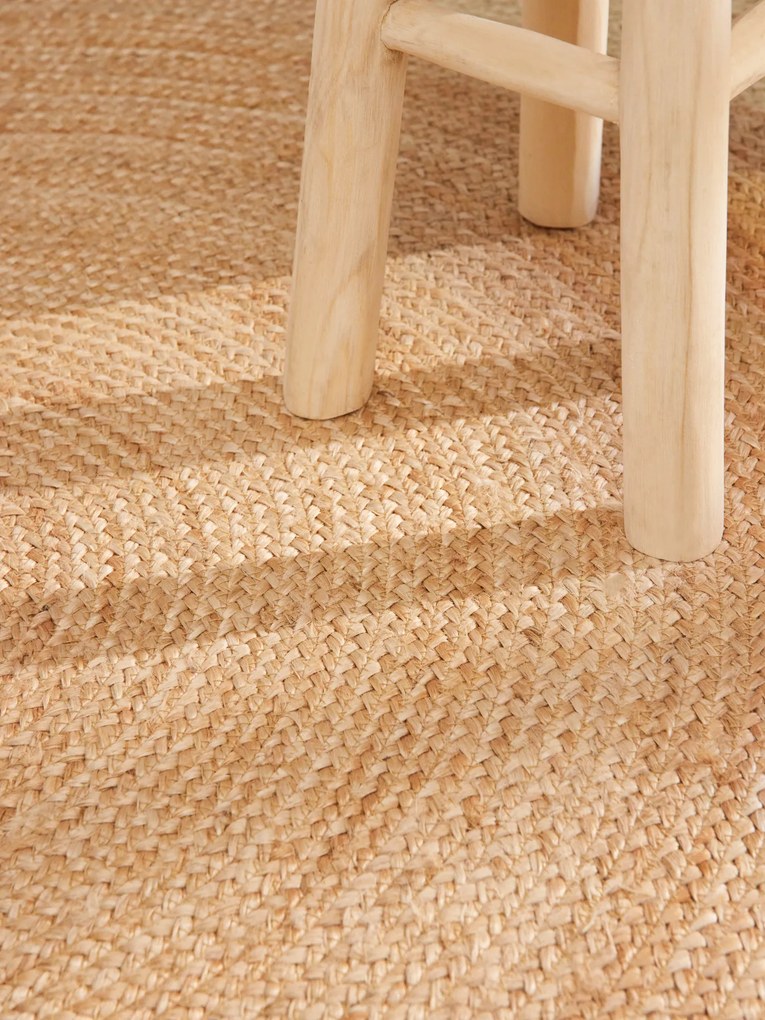 Hanse Home, Kusový koberec Looma 106226 Natur Gold/Ivory kruh, 200x200 (průměr) kruh, béžová, chodba / předsíň