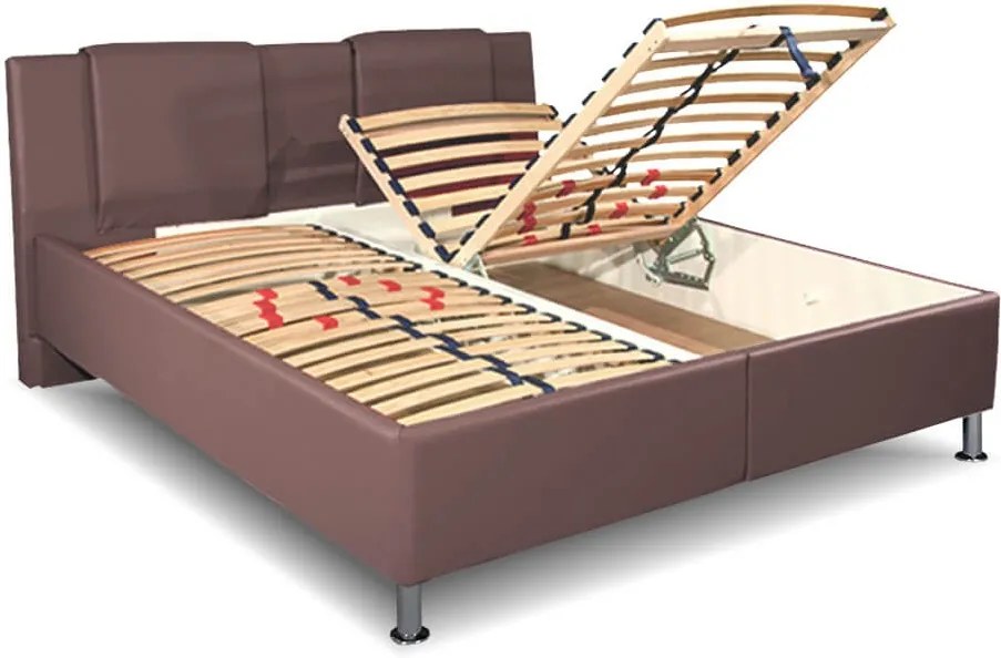 Čalouněná postel s úložným prostorem Sonata vario, čelní výklop , 180x200 cm