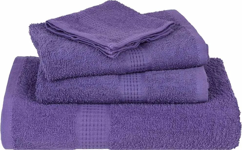 Ručníky FROGN 2 ks fialové 100x200 cm 360 g/m² 136890