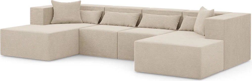 Rohová sedací souprava Nova U Max - model 3