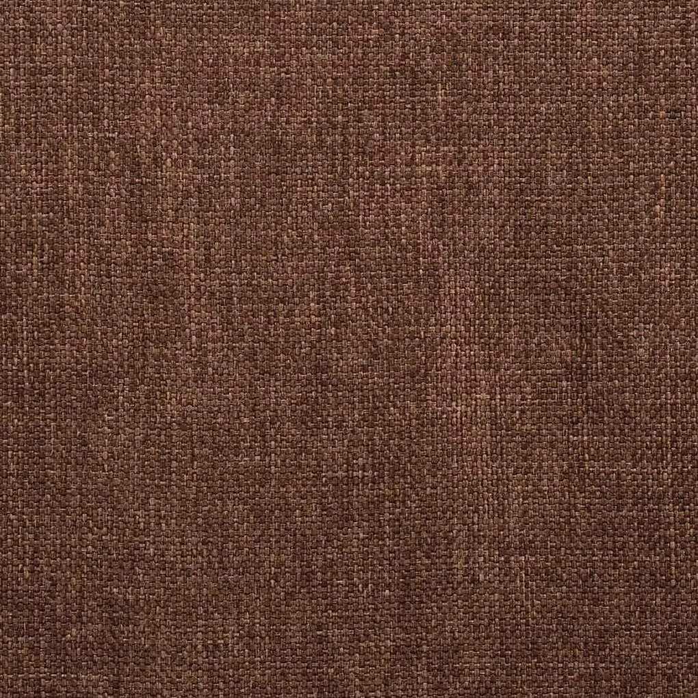 Jídelní židle 2 ks hnědé textil 323096