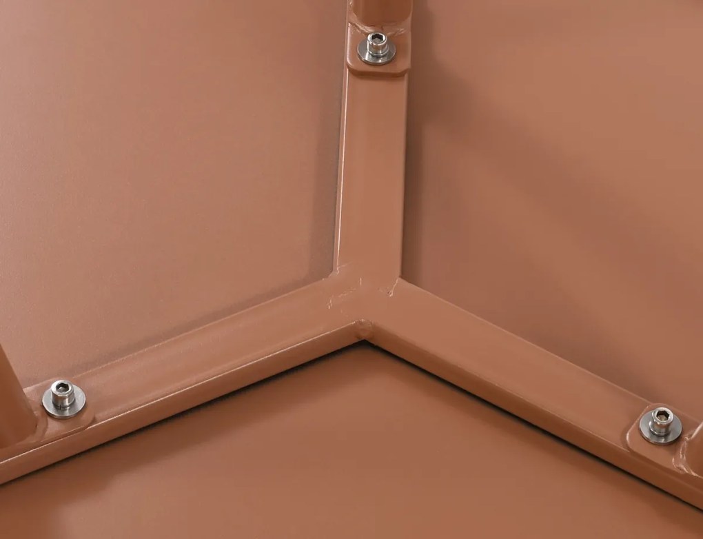 Konferenční stolek Minot - v45 x Ø60 cm - Terracotta
