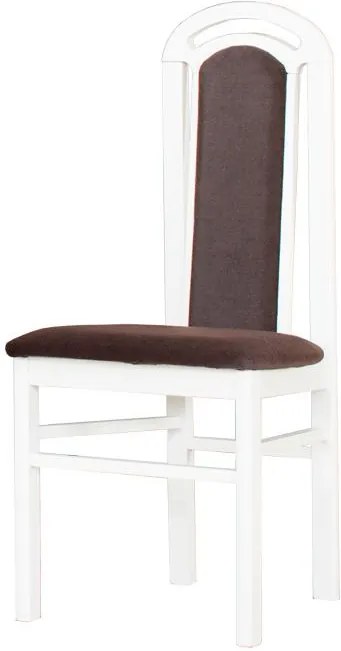 Židle KK (bílý / grafitový velur)