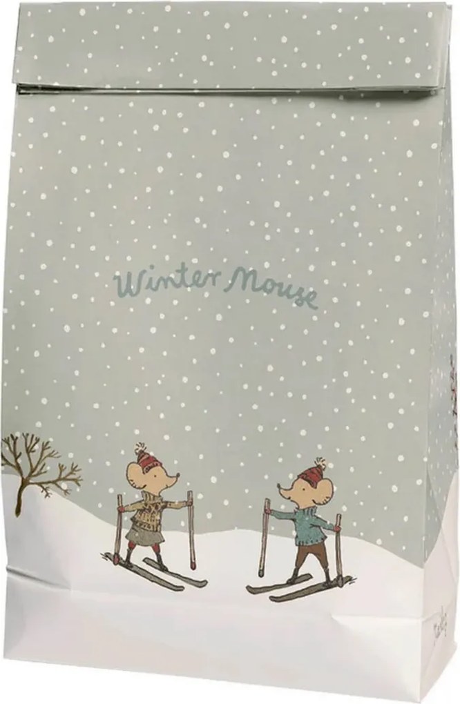 Vánoční dárkový sáček Winter Mouse Maileg