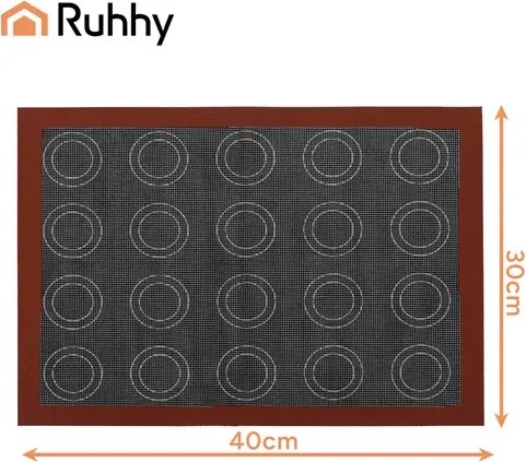 Silikonová oboustranná podložka na pečení 30x40 cm