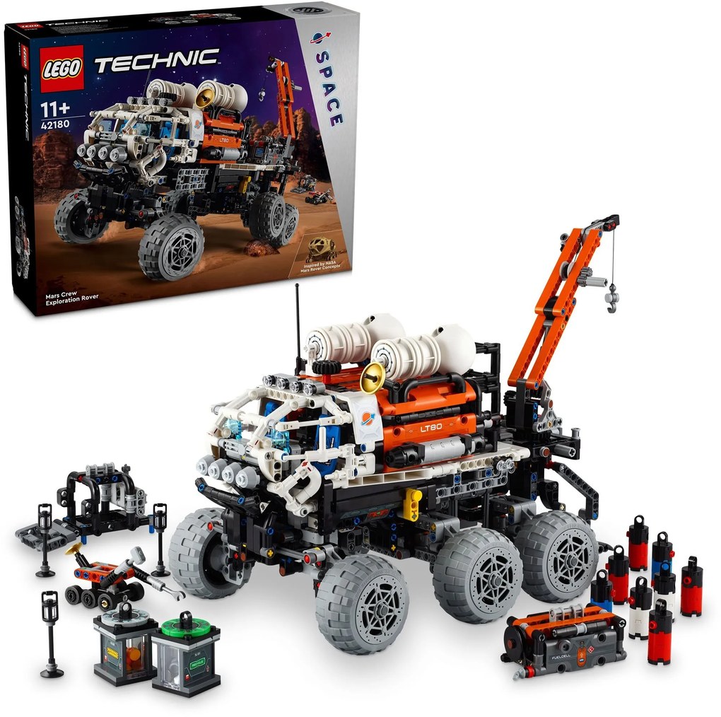 Lego stavebnice lego technic 42180 průzkumné vozítko s posádkou na marsu