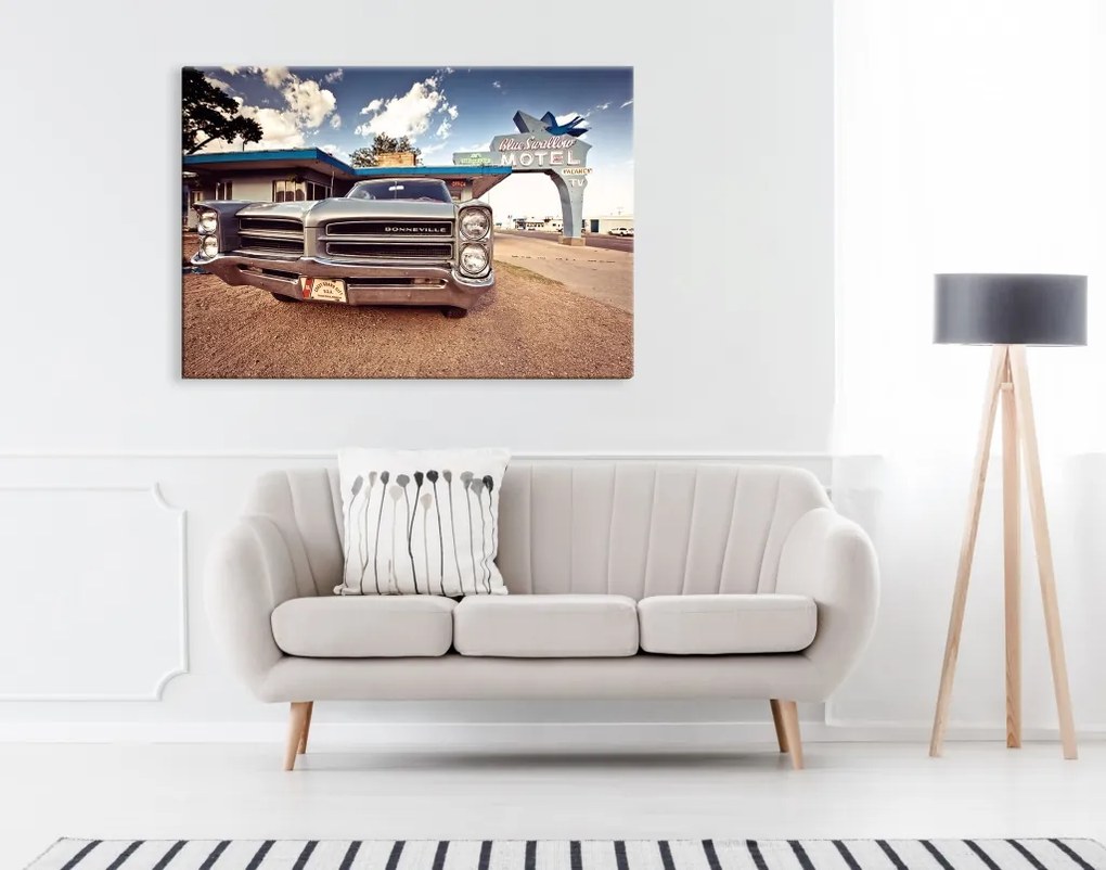 Malvis ® Obraz Americký motel Velikost: 120x80 cm