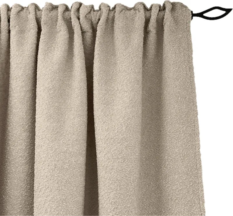 Závěs do dětského pokoje BOUCLÉ Zvolte barvu: Krémová, Zvolte rozměr: 140 x 160 cm (šířka x výška)