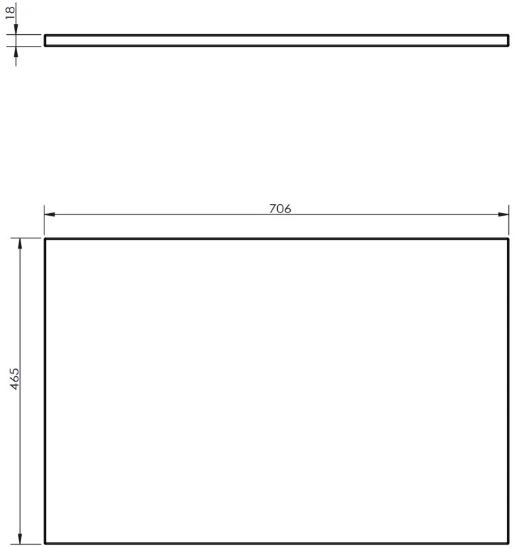Mexen Orio, koupelnová skříňka 70 cm s horní částí, 1 zásuvka, šedá matná, 91A10-07047-1-BFC62