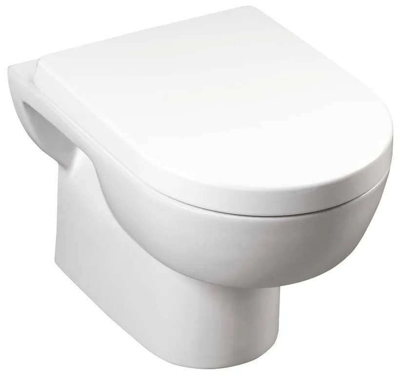 Aqualine Aqualine, MODIS závěsná WC mísa, 36x52 cm, bílá, MD001