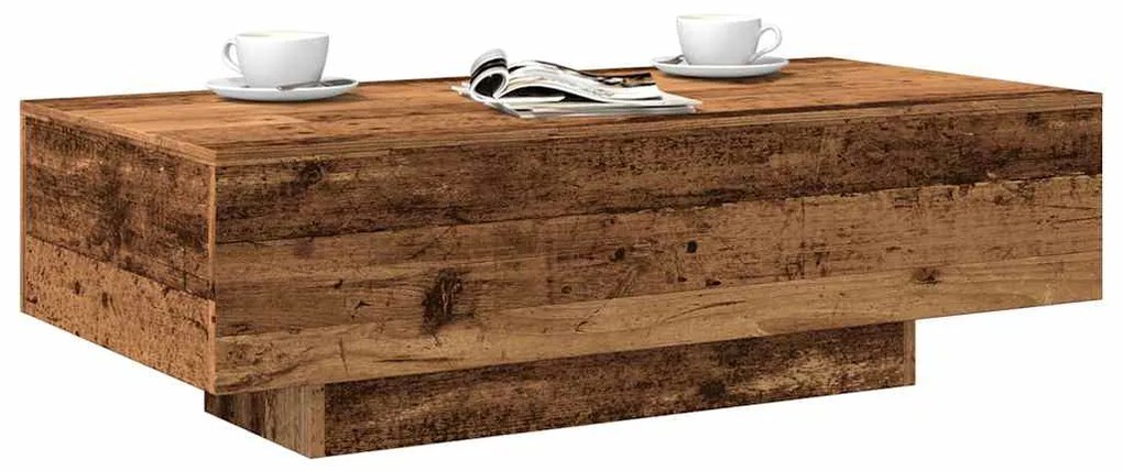 Konferenční stolek old wood 100 x 49,5 x 31 cm kompozitní dřevo