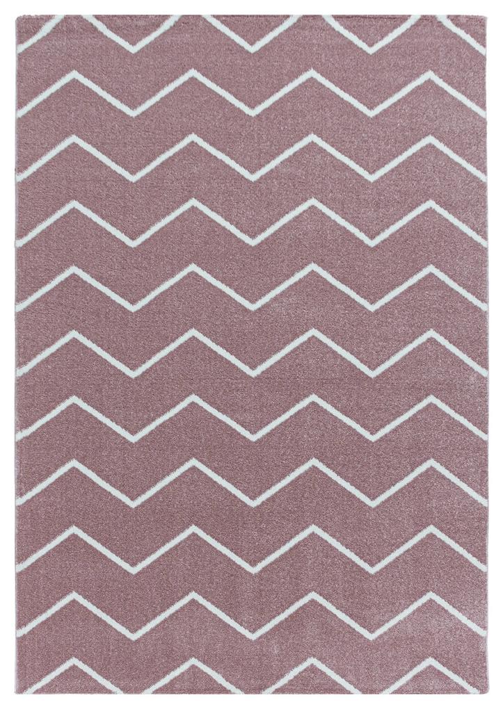 Ayyildiz Kusový koberec RIO 4602, Růžová Rozměr koberce: 160 x 230 cm