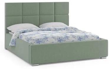 Čalouněná postel ONTARIO 140x200 cm Tmavě zelená
