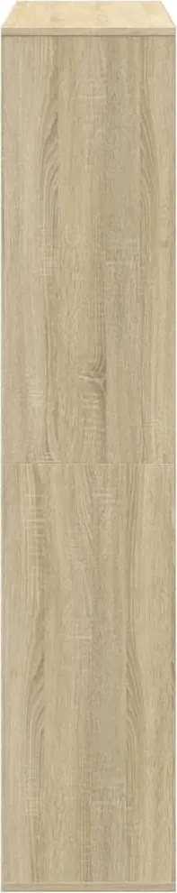 Knihovna dub sonoma 102 x 29 x 143 cm kompozitní dřevo 3310300