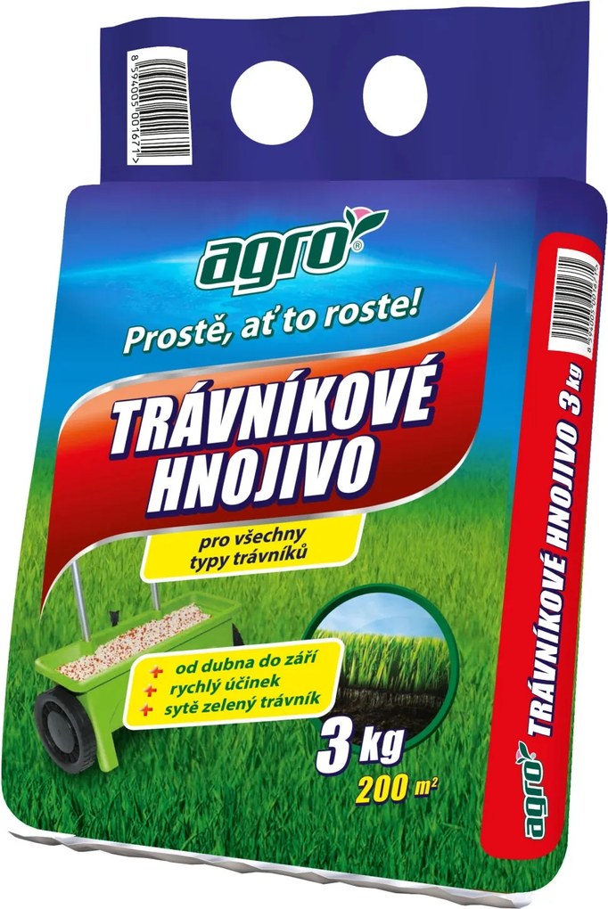 Agro Trávníkové hnojivo 3 kg