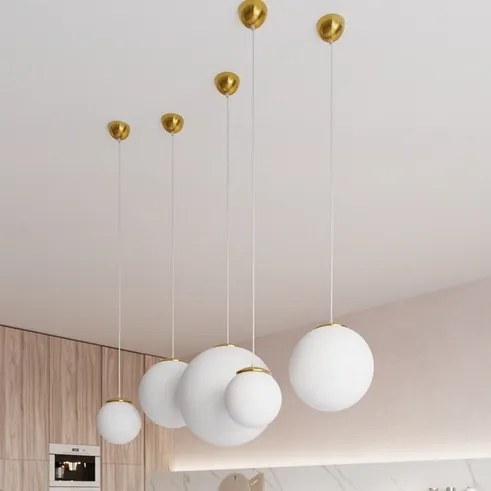 Závěsné svítidlo SOLLUX UGO 20 zlaté E27 1x60W bez žárovky SL.0715