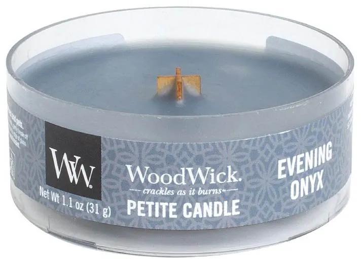 WoodWick - vonná svíčka Petite, Evening Onyx (Večerní onyx) 31g