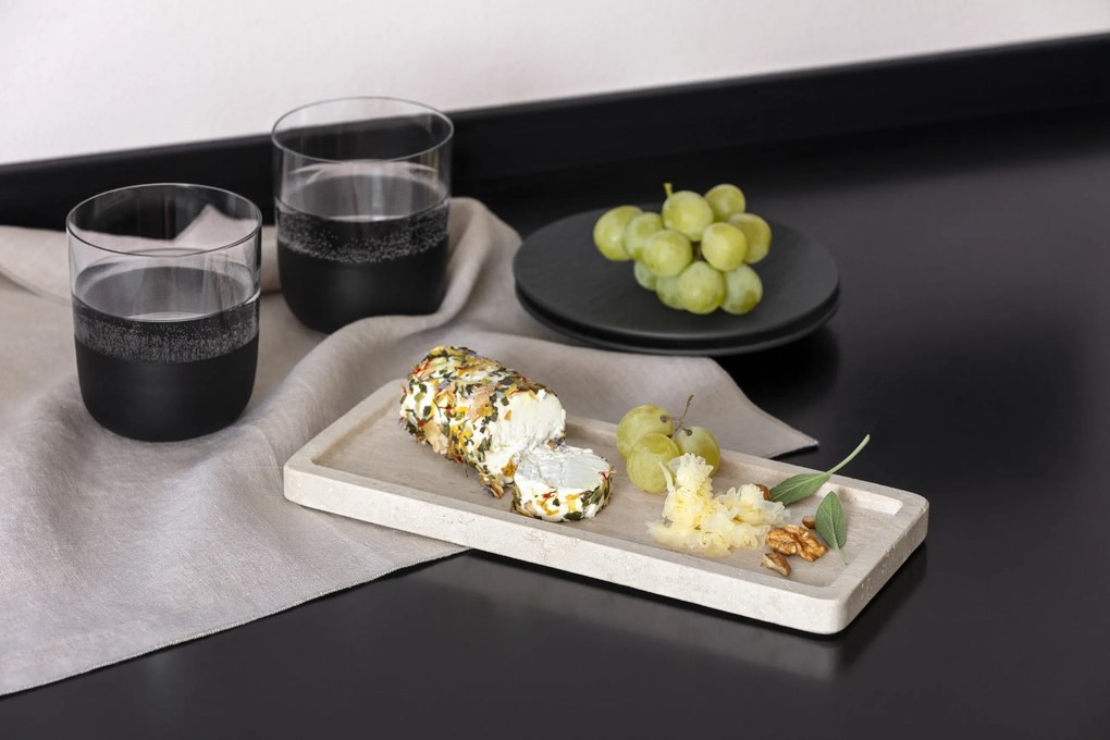Villeroy&Boch Villeroy & Boch Manufacture Travertine servírovací podnos 25,5 × 10,5 cm