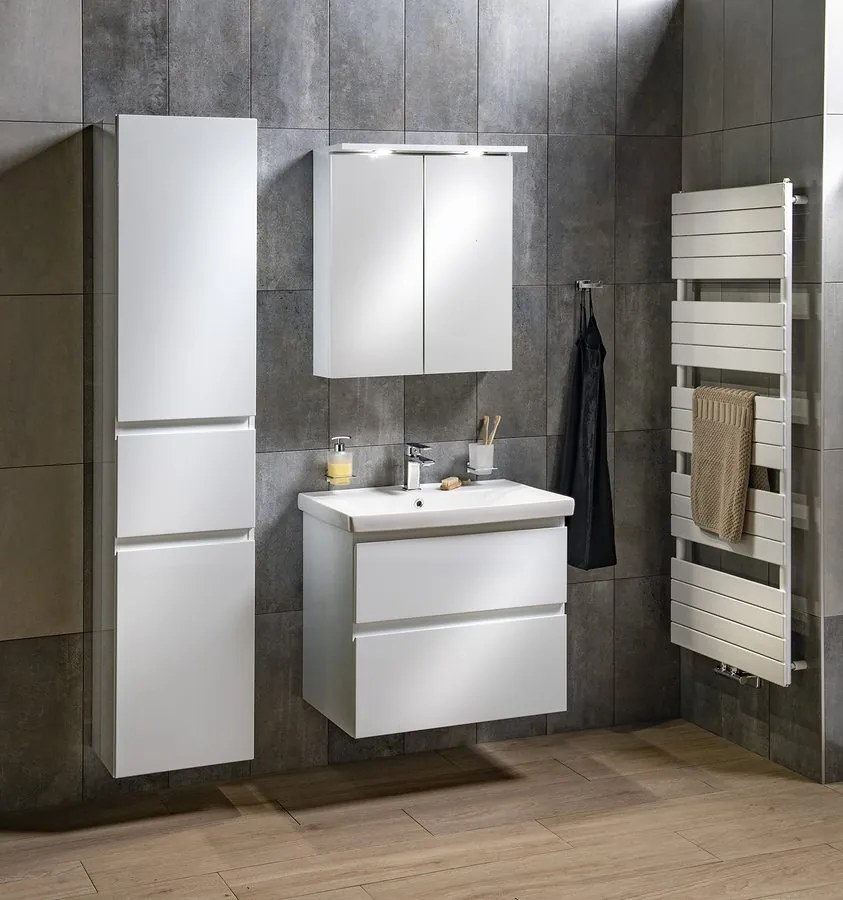 Aqualine Sapho, ALTAIR umyvadlová skříňka 67x60x45cm, bílá