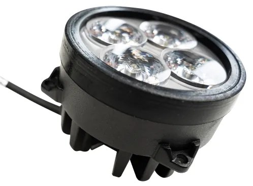 LED Bodové svítidlo pro traktor BLACK LED/20W/10-30V IP69 5700K kulatý