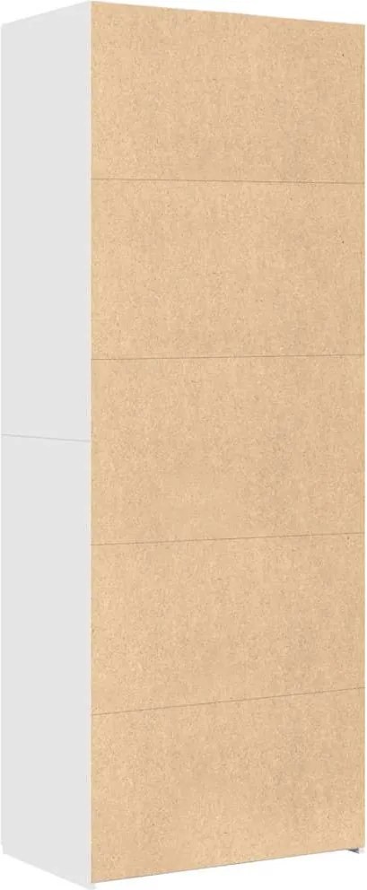 Skříň highboard bílá 70 x 42,5 x 185 cm kompozitní dřevo 3281427