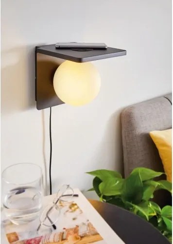 Nástěnné svítidlo Eglo CIGLIE E14 40W 98265 černá