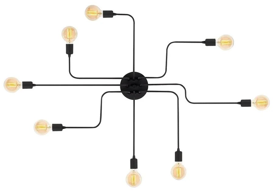 Černé nástěnné svítidlo Truva – Opviq lights