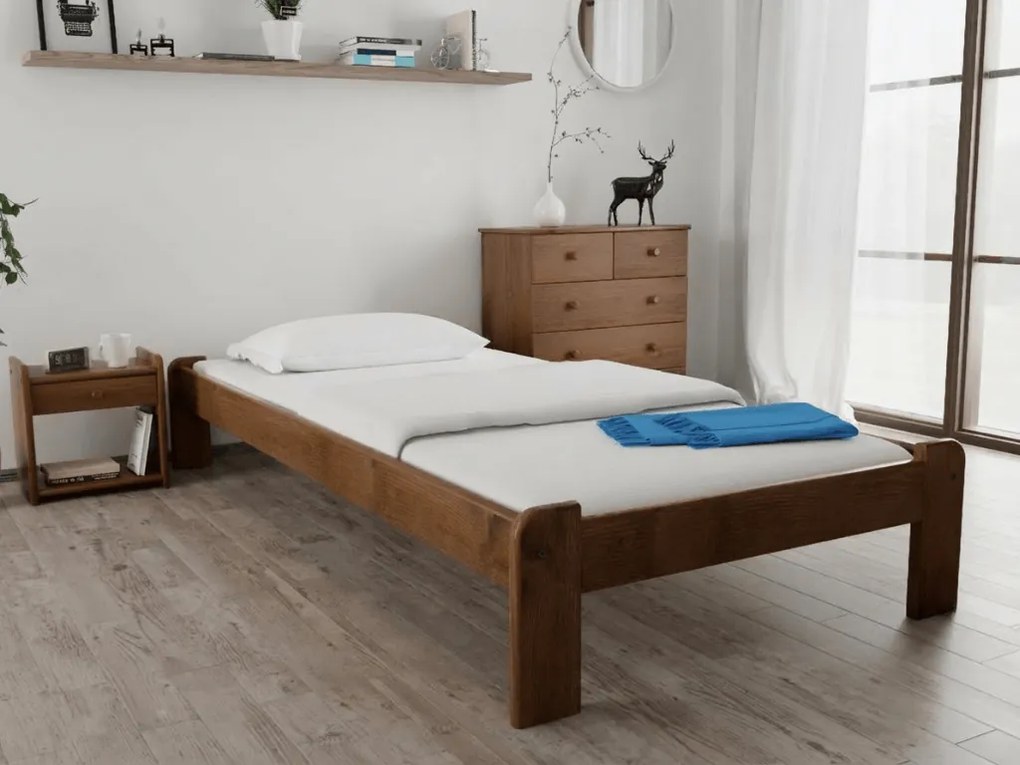 Postel ADA 80 x 200 cm, dub Matrace: Matrace Coco Maxi 20 cm