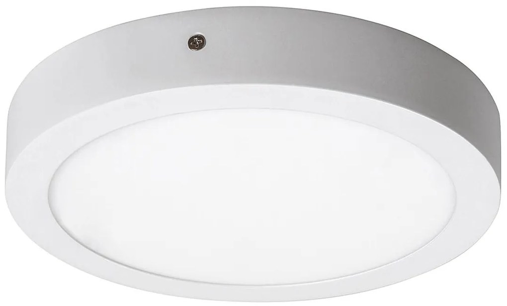 Přisazené LED stropní osvětlení, 18W, denní bílá, 22,5cm, kulaté, bílé Rabalux LOIS 002656