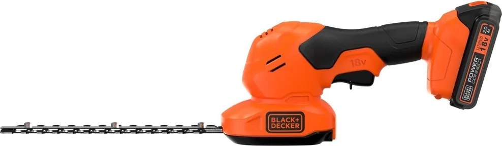 Aku nůžky na trávu/keře Black+Decker BCSS18D1-QW, 18 V / 2,0 Ah Li-Ion