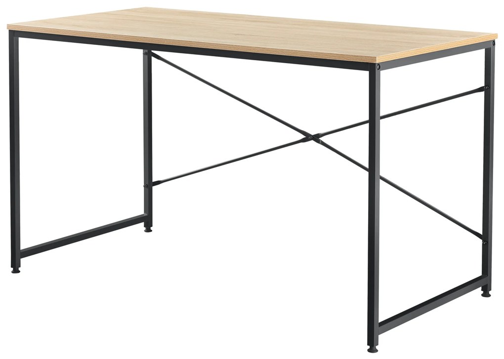 [en.casa] Psací stůl "Antwerpen" AASO-9211 dub 120x60x72 cm