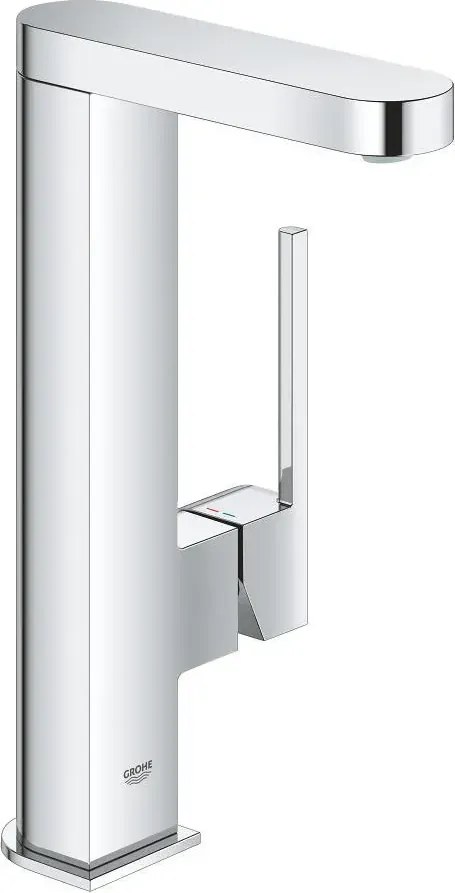 Grohe Plus - Umyvadlová baterie L, s výpustí Push-Open a výsuvnou koncovkou, chrom 23844003