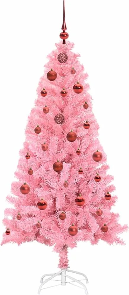 Vánoční stromeček Růžová 150 cm PVC 3396416