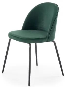 Halmar jídelní židle K314 barevné provedení zelená