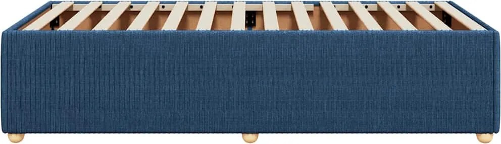 Rám postele bez matrací modrá 100x200 cm textil 3284920