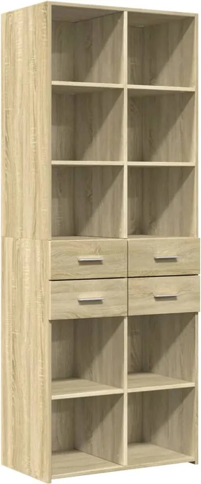 Skříň highboard dub sonoma 70 x 42,5 x 185 cm kompozitní dřevo 3281464