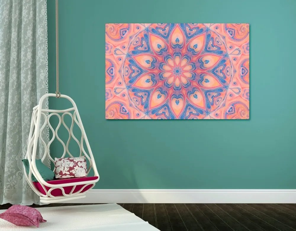 Obraz hypnotická Mandala - 90x60 cm