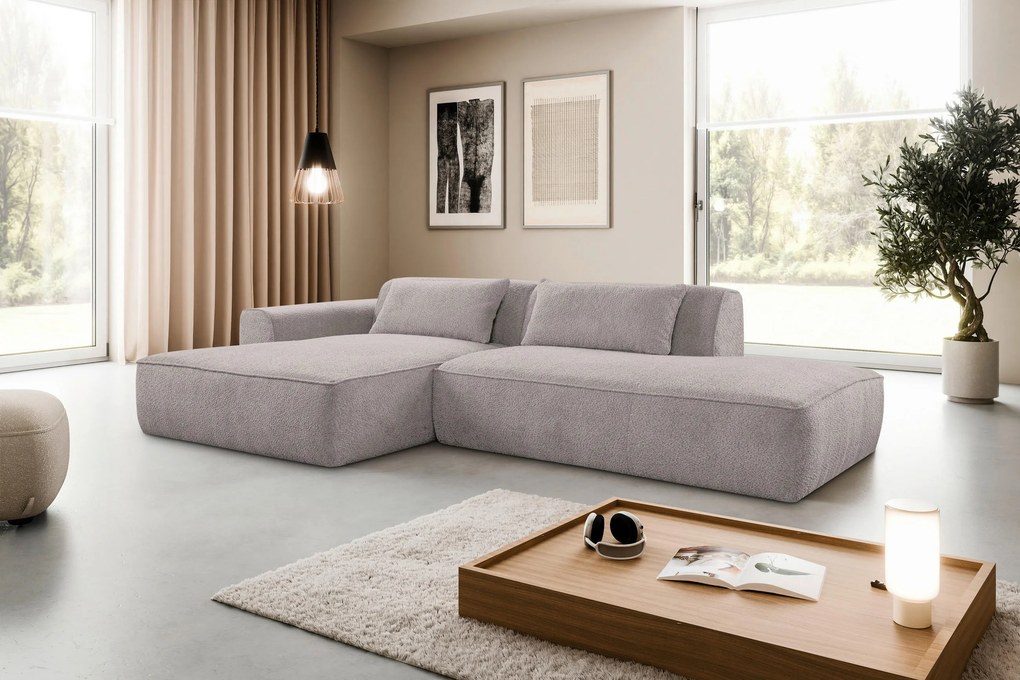 XXXLutz ROHOVÁ SEDAČKA, plast, textil, kompozitní dřevo, šedá MID.YOU - Sedací soupravy - 000694009633