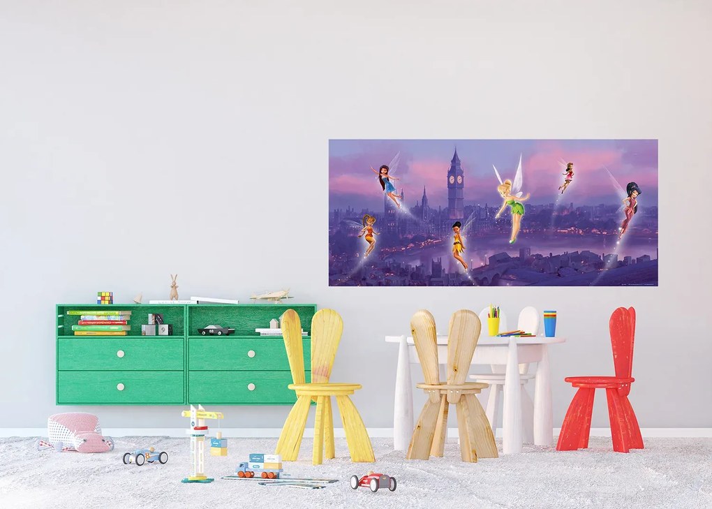 Dětská vliesová fototapeta na zed' Víly v noci, Disney | 202 x 90 cm | DFTDNH 5306