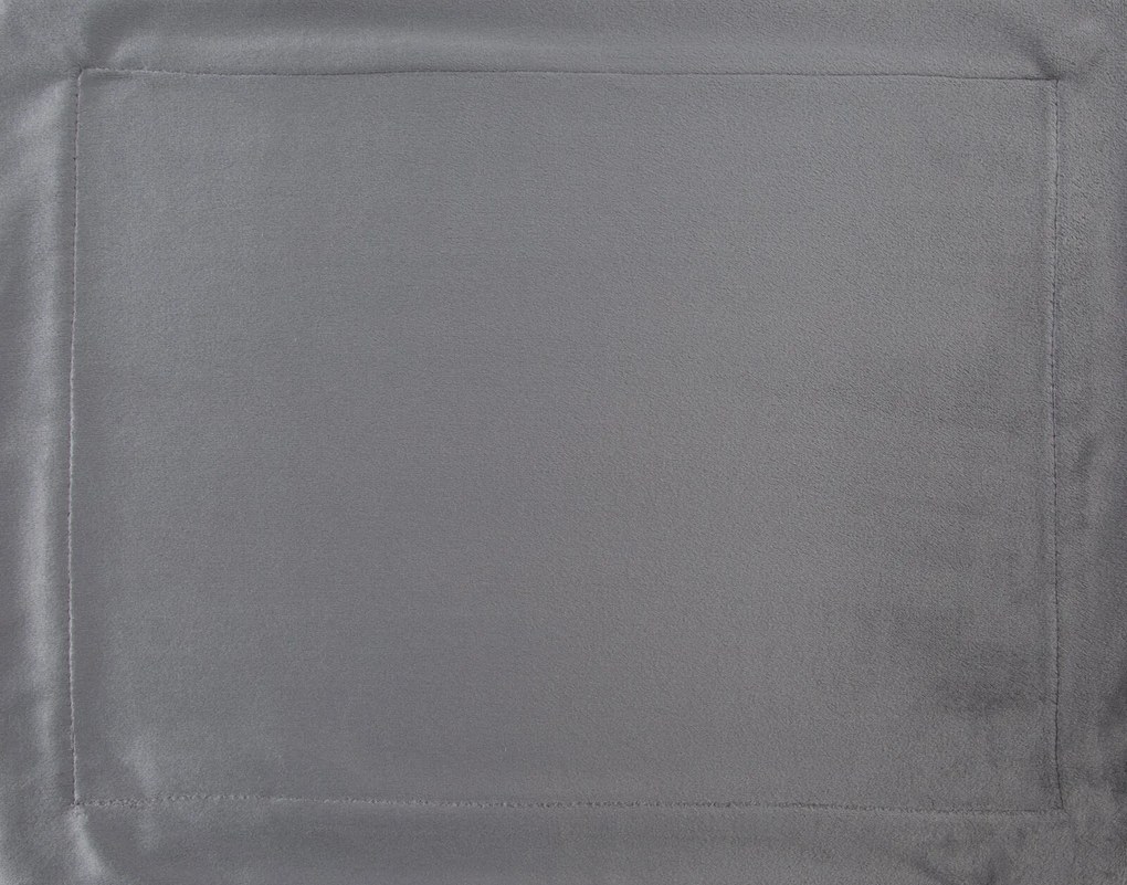 SADA 4 KS PROSTÍRÁNÍ NA STŮL MELINDA 40X30 CM ŠEDÁ