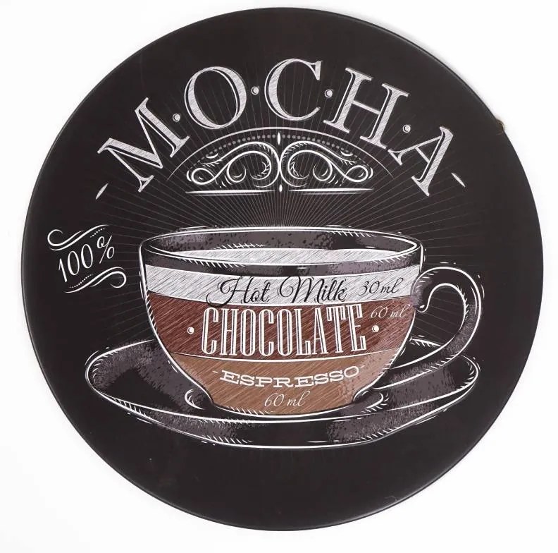 Kovová cedule MOCHA CHOCOLATE