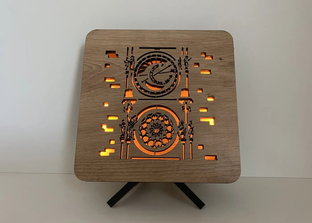 Li-Go "Orloj" lampa 19x19 cm provedení povrchu: černá s patinou