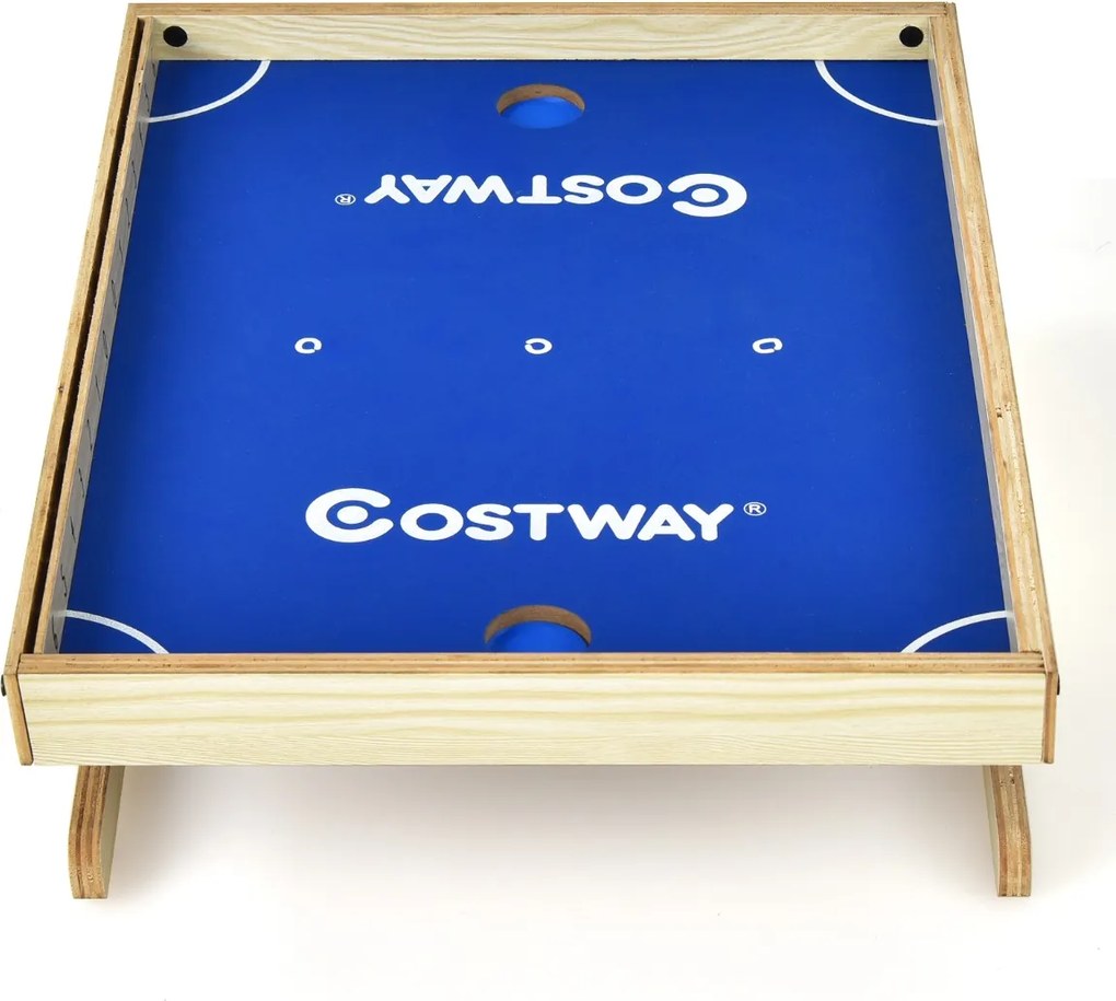 Costway Magnetický mini stolní fotbal se 2 míčky a 2 magnetickými držadly pro 2