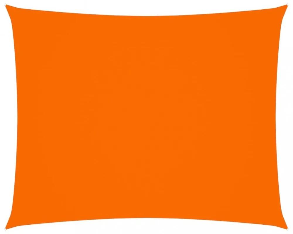 Stínící plachta obdélníková 6 x 7 m oxfordská látka Dekorhome Oranžová