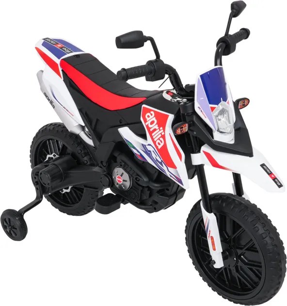 Elektrická motorka Aprilia RX bílá