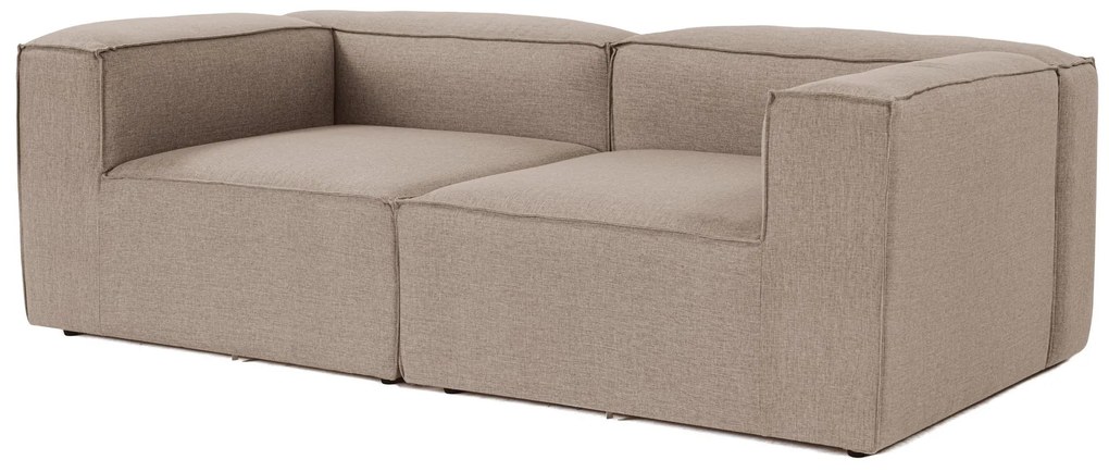 Hanah Home Dvoumístná pohovka FORA hnědá 248 cm