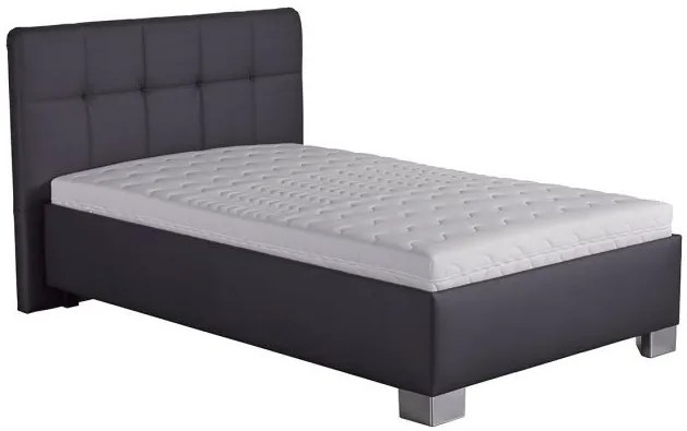 Válenda Kelly 120x200 bez matrace - potah Loft Grey (koženka)