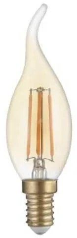 LED21 LED žárovka 4W COB Filament Golden Glass flame E14 400lm ULTRA TEPLÁ