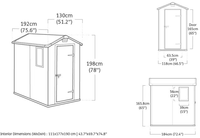 Keter MANOR domek 4x6