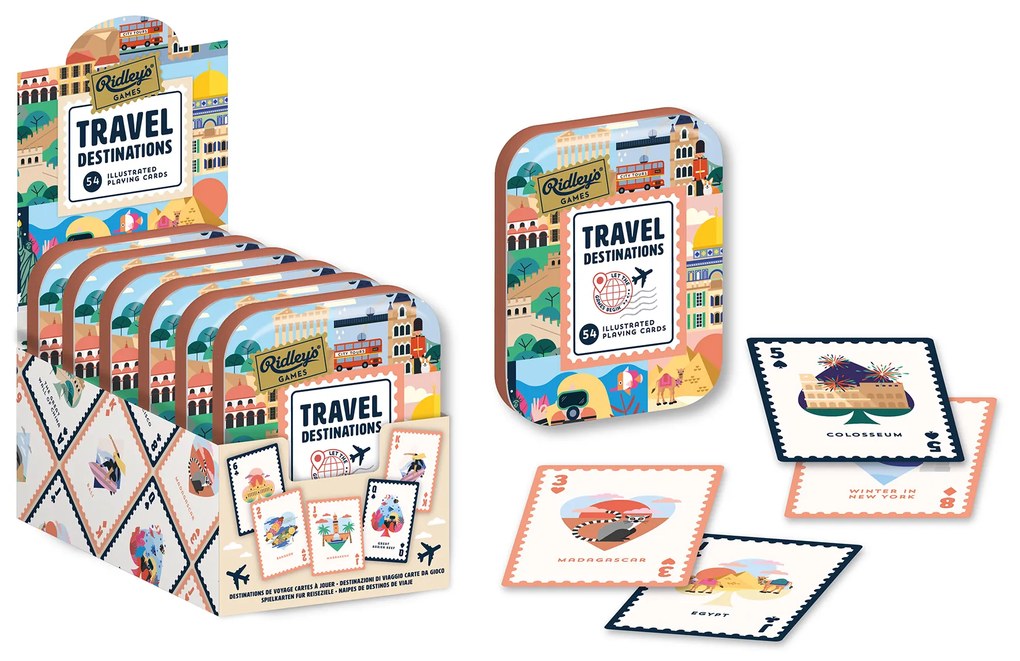 Ridley's Games Hrací karty Turistické destinace